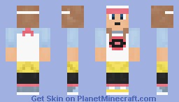 Pokemon Trainer Mei (Black 2 and White 2) Minecraft Skin