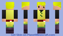 Pokemon Trainer Yellow Minecraft Skin