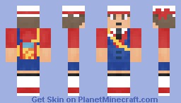 Pokemon Trainer Lyra (Heart Gold and Soul Silver) Minecraft Skin
