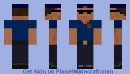 Police Man (view in 3d) Minecraft Skin