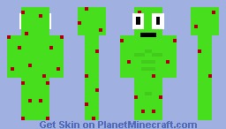 Polka Dot Frog Man Minecraft Skin