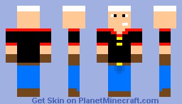 Pop Eye Minecraft Skin