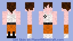 Chell (Portal 2) Minecraft Skin
