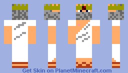 Poseidon (contest) Thumbs up for the toga and sandals! Minecraft Skin