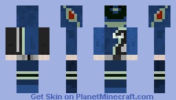 Blue Power Ranger Minecraft Skin