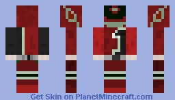 Red Power Ranger Minecraft Skin