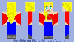 Power girl Minecraft Skin