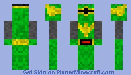 Green Power Ranger Minecraft Skin
