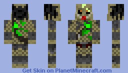 AVP Predator 6 'Claw Stabbed' Minecraft Skin