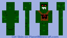 Prehistoric Creeper King Minecraft Skin