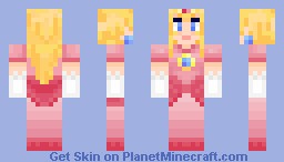 Princess Peach Minecraft Skin