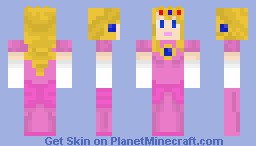 Princess Peach Minecraft Skin