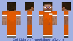 Prisoner Steve Minecraft Skin