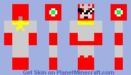 Proto Man (Better in 3D) Minecraft Skin