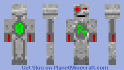 A robot named ProtoType Minecraft Skin
