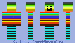 Psychedelic Dude Minecraft Skin