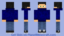 Blue Pullover Minecraft Skin