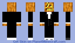Pumpkin Head Minecraft Skin