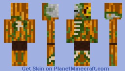 Rotting Pumpkin Minecraft Skin