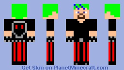 Punk Steve Minecraft Skin