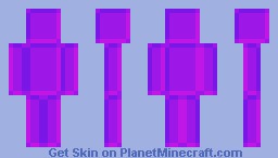 Purple Blocky Minecraft Skin