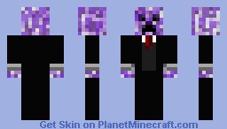 [Formal] Purple Creeper Minecraft Skin
