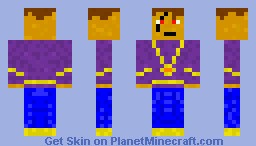 Evil Emperor (purple) Minecraft Skin