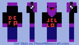 Purple Jello Derp Minecraft Skin
