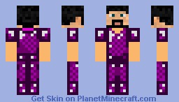 Purple Armor Knight Minecraft Skin