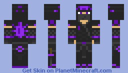 Purple Spider Ninja Minecraft Skin