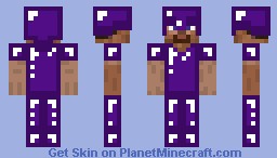 Purple Steve Minecraft Skin