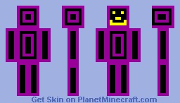 Purple Man Minecraft Skin