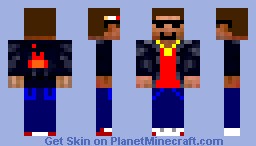 cool dude with no nose Minecraft Skin