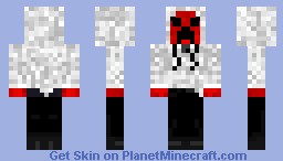 Red Creeper (Shaded) Minecraft Skin