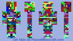 DERPY RAINBOW BARF Minecraft Skin