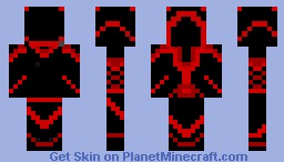 Red Phantom Minecraft Skin