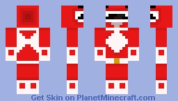 Red Ranger Minecraft Skin