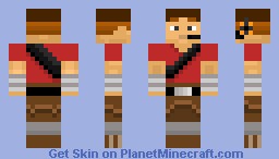 TF2 Red Scout Minecraft Skin