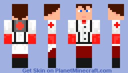 RED Medic Minecraft Skin