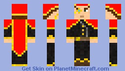 Red Merchant Minecraft Skin