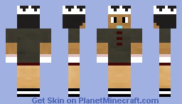 Runescape Character [With White Partyhat and Gloves] Minecraft Skin