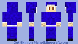 Blue Mage Minecraft Skin