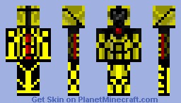 Redstone Powered Radioactive Protection Suit (3D Helmet) Minecraft Skin
