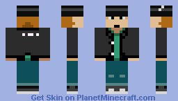 Rafhunter - melhor com o Preview (o chapéu) Minecraft Skin