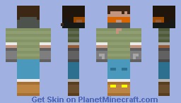 Nerf Player Minecraft Skin