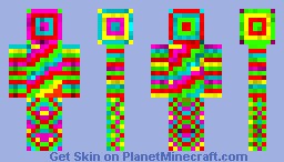 RainBow Boy Minecraft Skin
