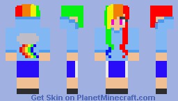 Rainbow Dash!!! Minecraft Skin