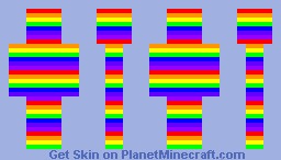 Rainbow Guy V2 Minecraft Skin