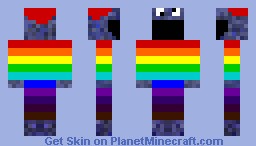 Rainbow Monster Minecraft Skin