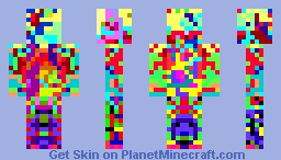 Multi-Colors Minecraft Skin